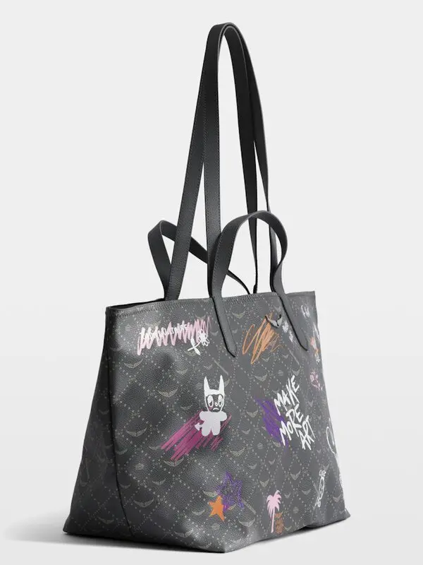 Zadig&Voltaire Z Shopper Xl Monogram Tag Bag - Road