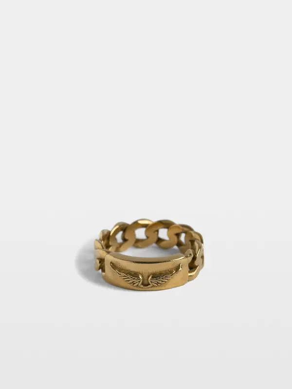 Zadig&Voltaire Chain Ring - Old Gold