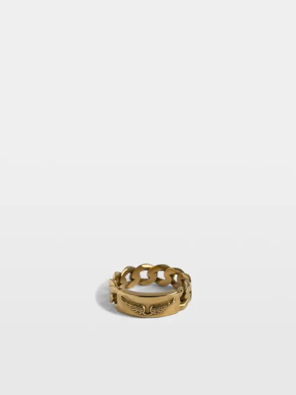 Zadig&Voltaire Chain Ring - Old Gold