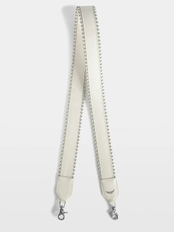 Zadig&Voltaire Studs Piping Shoulder Strap