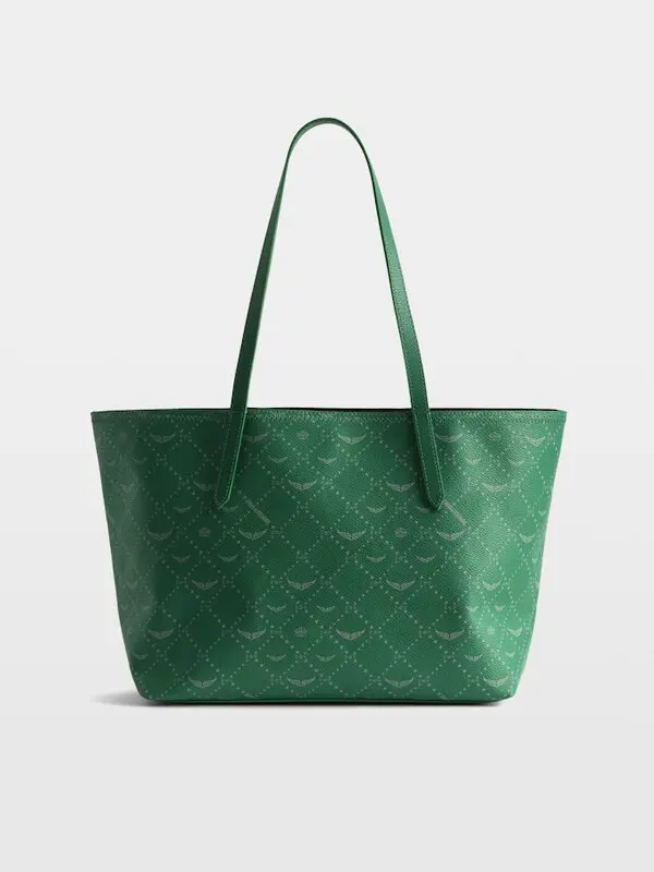Zadig&Voltaire Z" Shopper Monogram Tag Coated Canvas Bag - Epic