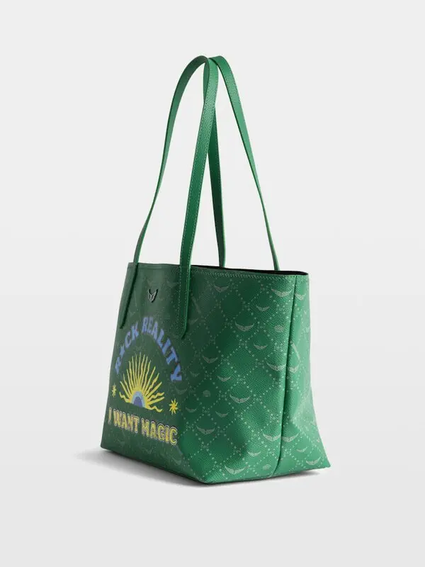 Zadig&Voltaire Z" Shopper Monogram Tag Coated Canvas Bag - Epic