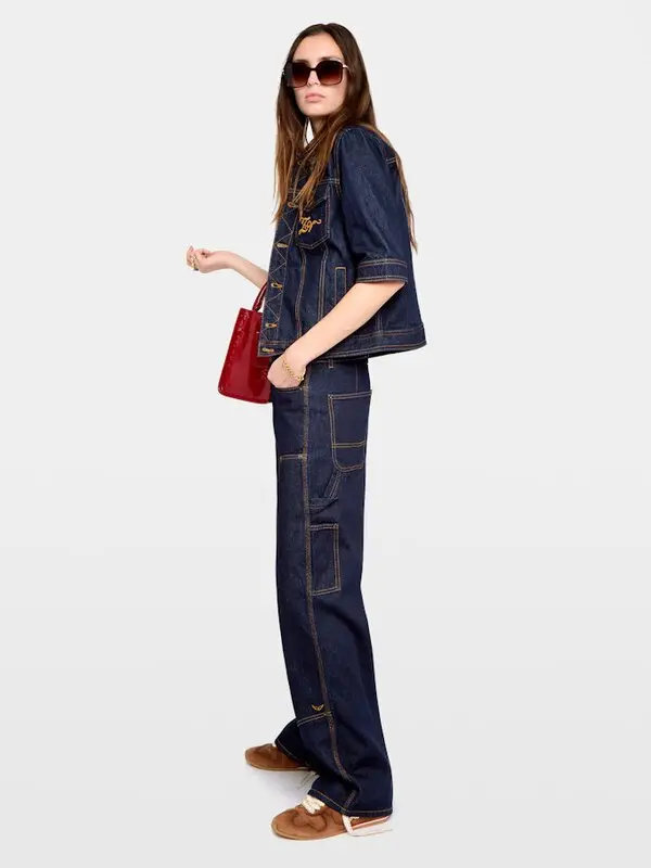 Zadig&Voltaire Kyo Denim Jacket - Brut
