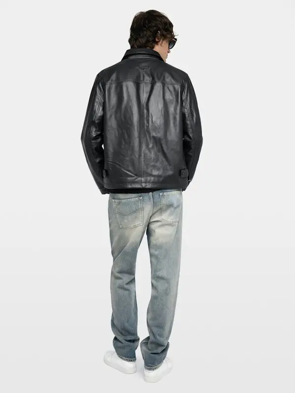 Zadig&Voltaire Loumy Leather Jacket - Black