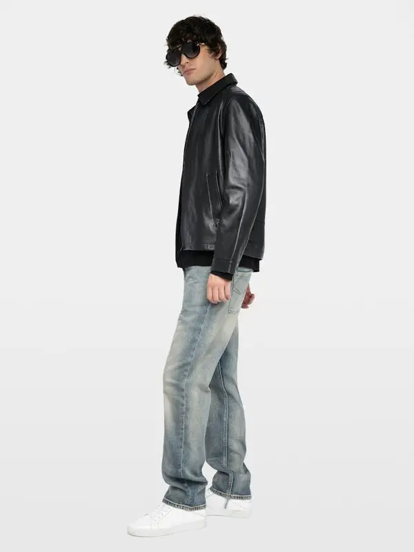 Zadig&Voltaire Loumy Leather Jacket - Black