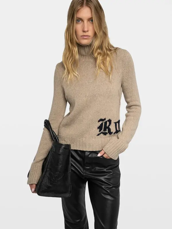 Zadig&Voltaire Nalma Wool Sweater - Oatmeal