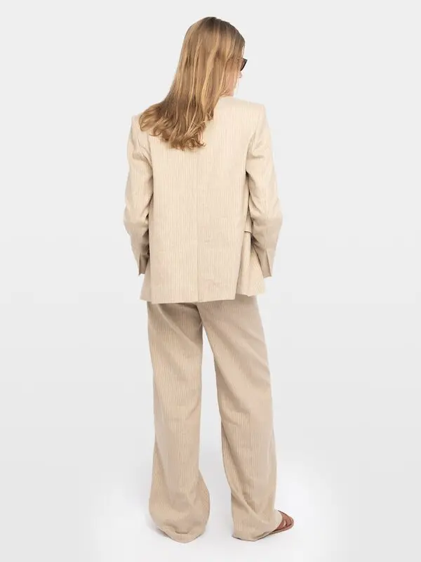 Zadig&Voltaire Vavy Pinstripe Blazer - Cookie