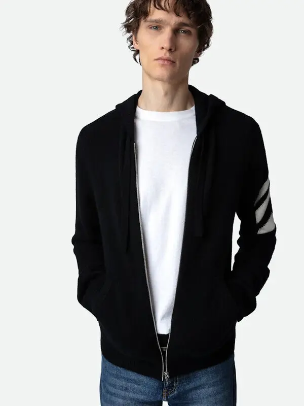 Zadig&Voltaire Clash Arrow Cashmere Cardigan - Black