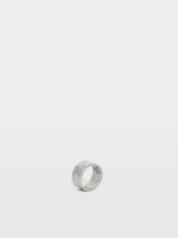 Zadig&Voltaire Rock Star Strass Ring - Shiny Silver