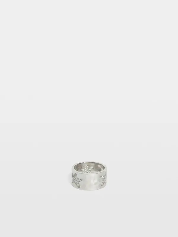 Zadig&Voltaire Rock Star Strass Ring - Shiny Silver