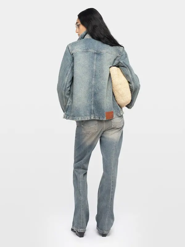 Zadig&Voltaire Lienna Denim Jacket - Light Blue