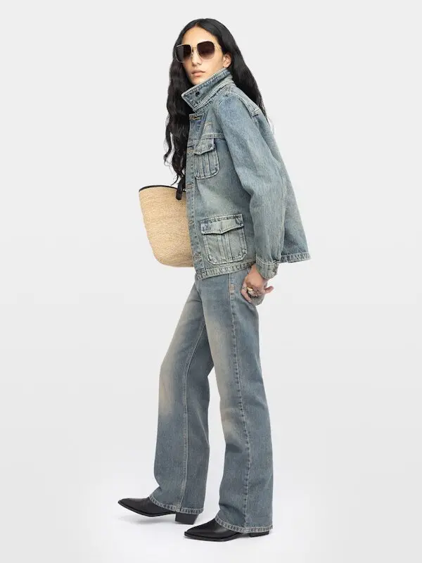 Zadig&Voltaire Lienna Denim Jacket - Light Blue