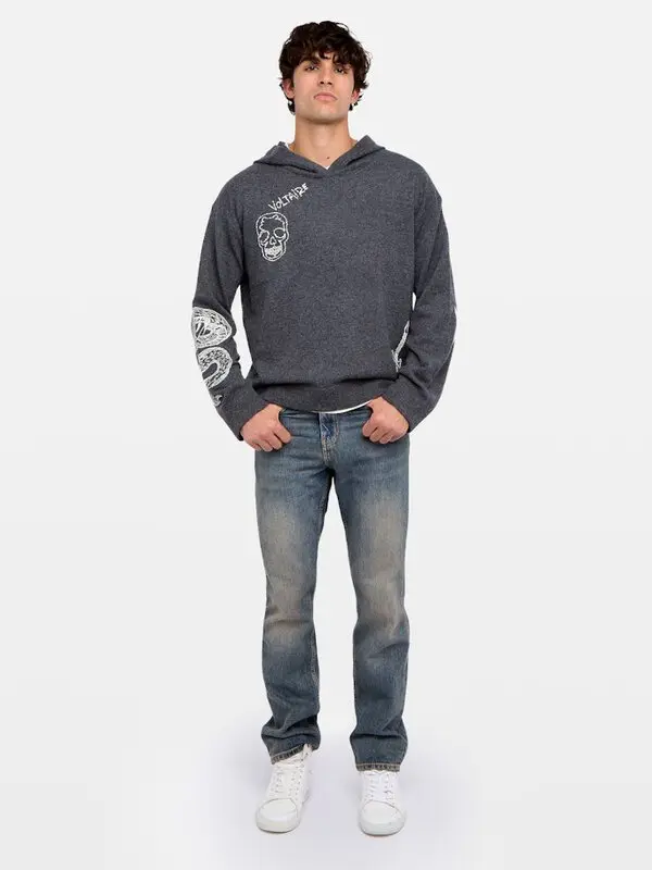 Zadig&Voltaire Hooded Sweater With Embroidery