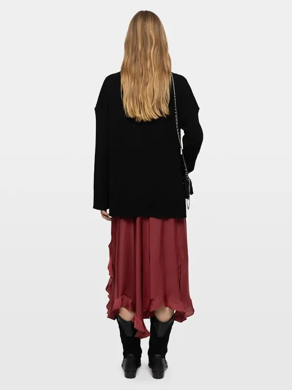 Zadig&Voltaire Asymmetrical Skirt - Cherry