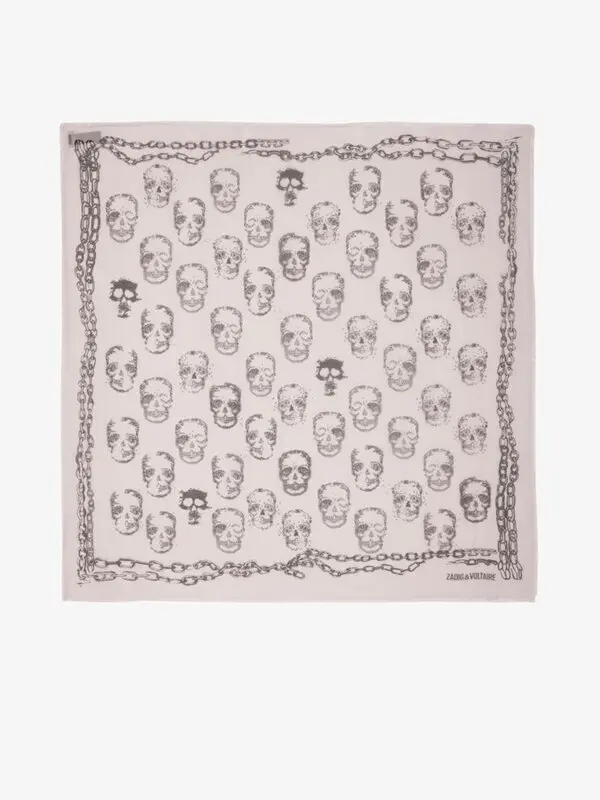 Zadig&Voltaire Kerry Scarf Skull 135