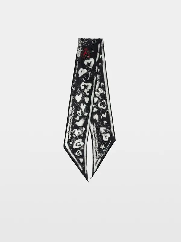 Zadig&Voltaire Jessie Silk Scarf - Black