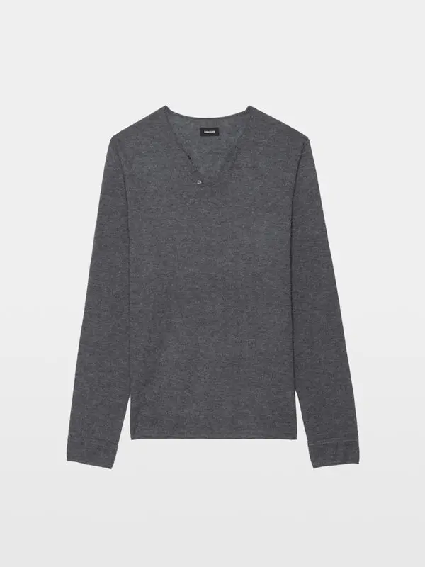 Zadig&Voltaire Monastir Cashmere Sweater - Charcoal