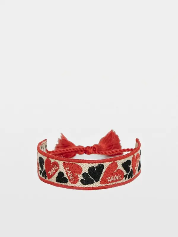 Zadig&Voltaire Woven Heart Bracelet - Flash