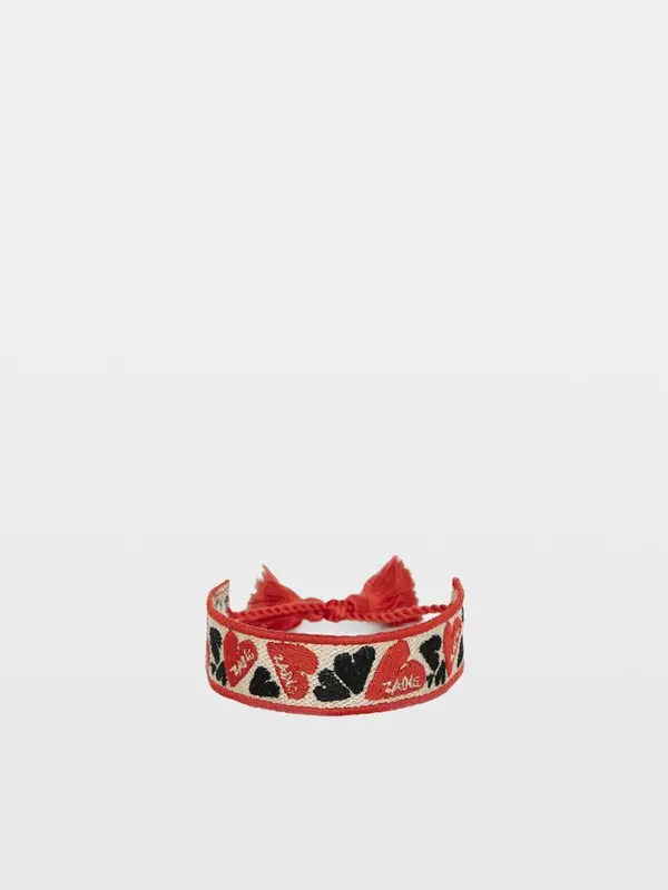 Zadig&Voltaire Woven Heart Bracelet - Flash