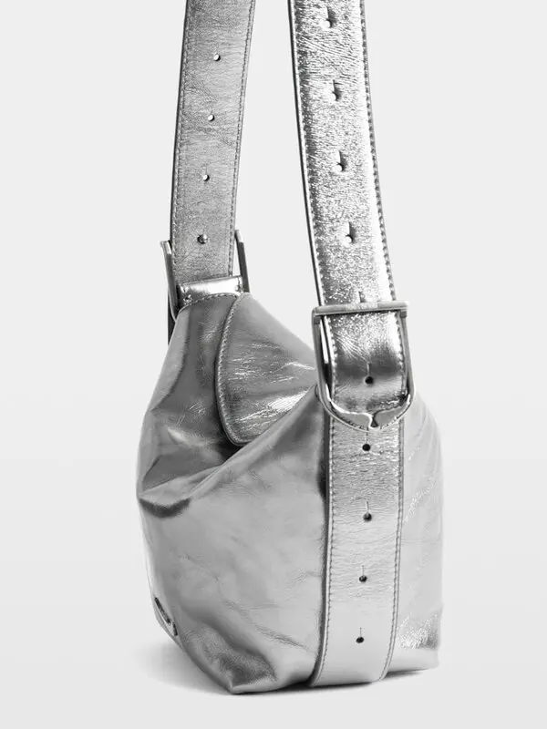 Zadig&Voltaire Baby Jane Metallic Leather Bag
