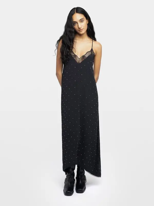 Zadig&Voltaire Risty Diamanté Maxi Dress