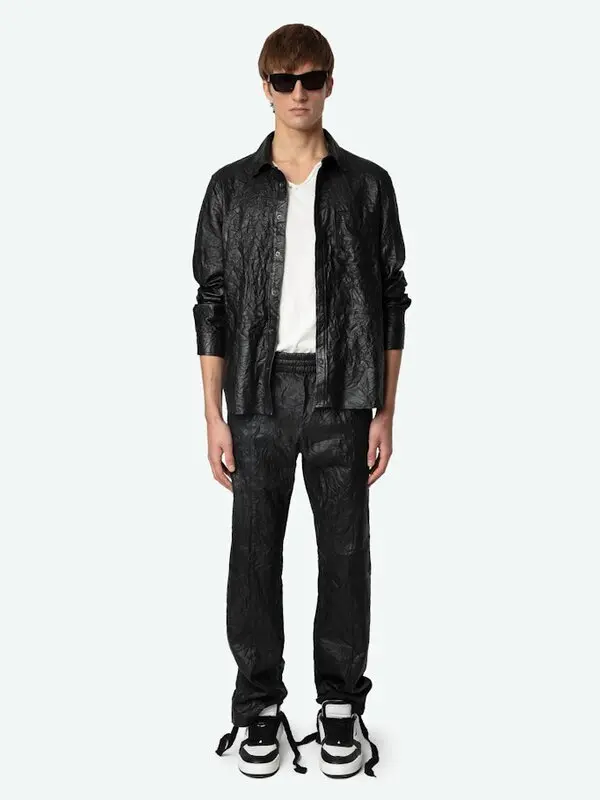 Zadig&Voltaire Serge Leather Shirt