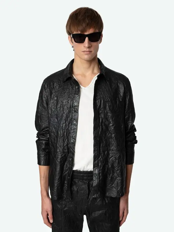 Zadig&Voltaire Serge Leather Shirt