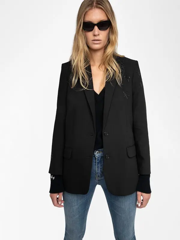Zadig&Voltaire Viva Strass Star Jacket