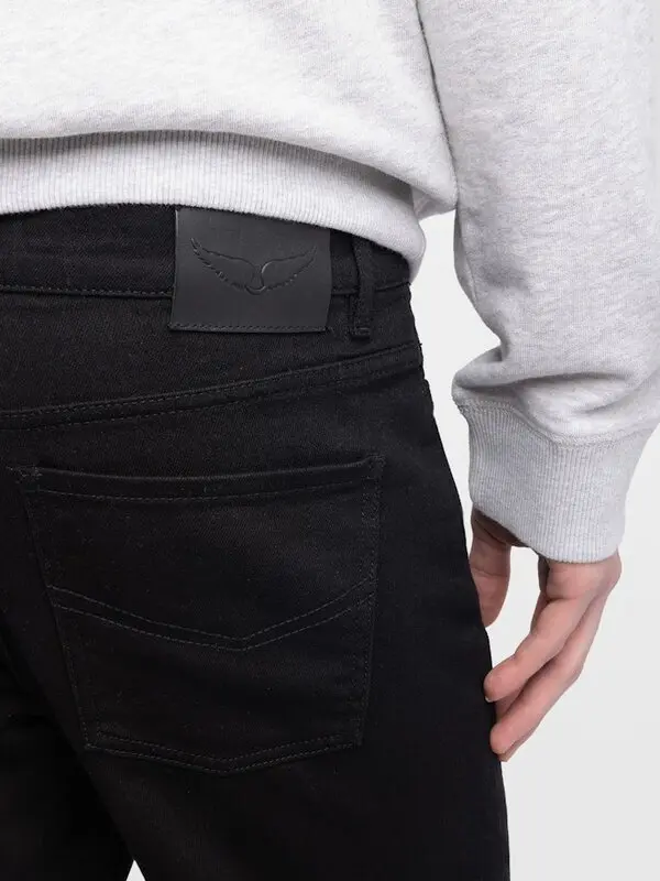 Zadig&Voltaire John Straight Leg Jeans - Black