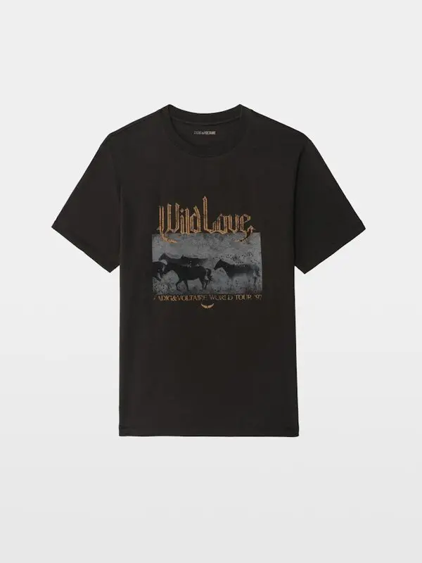 Zadig&Voltaire Edwin T-shirt - Dark Chocolate