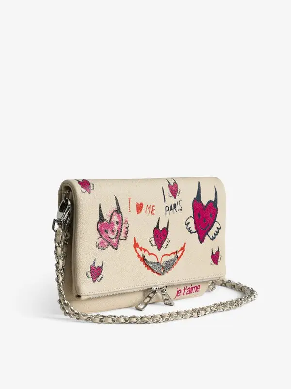 Zadig&Voltaire Rock Bloomy Clutch - Flash