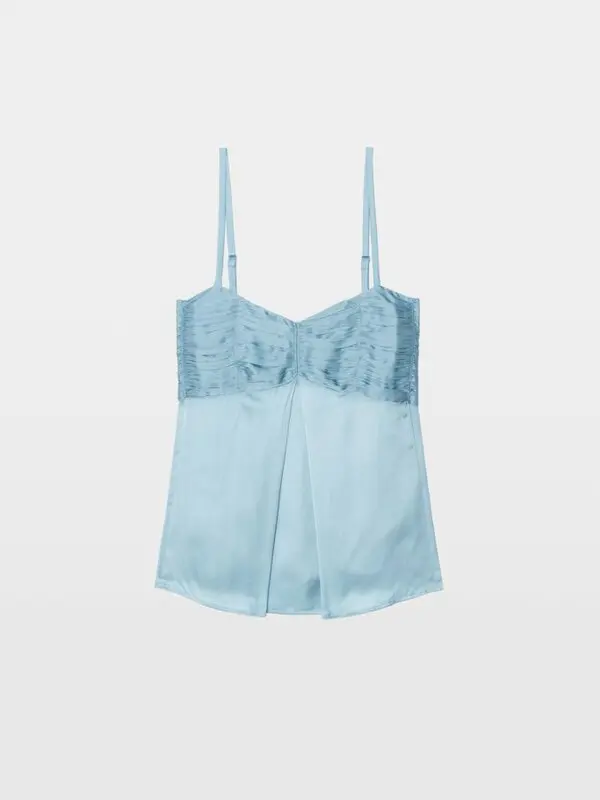 Zadig&Voltaire Cippie Satin Camisole - Sky