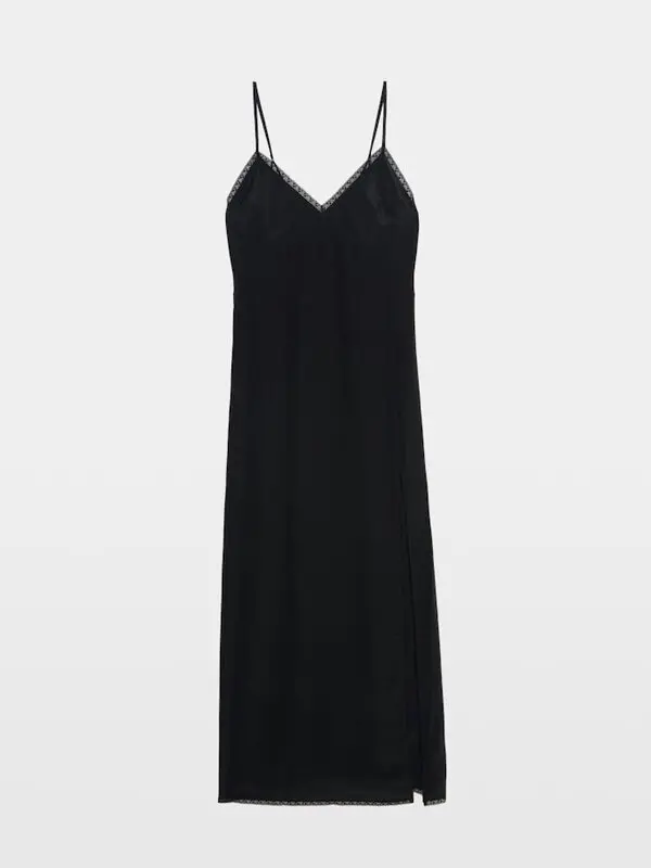 Zadig&Voltaire Ramelil Silk Dress - Black