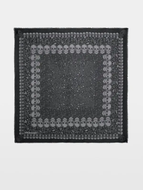 Zadig&Voltaire Kerry Garden 135 Scarf - Black