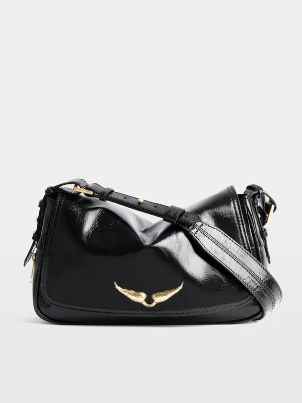 Zadig&Voltaire Le Zouzou Vintage Patent Bag - Black