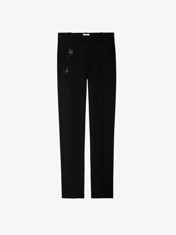 Zadig&Voltaire Strass Star Trousers - Black