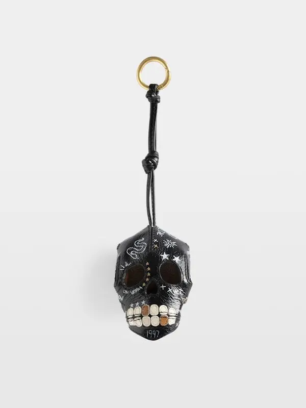 Zadig&Voltaire Skull Keyring - Black