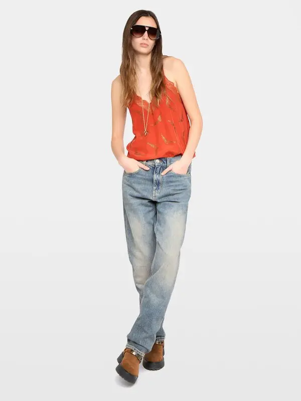Zadig&Voltaire Christy Silk Camisole - Spice