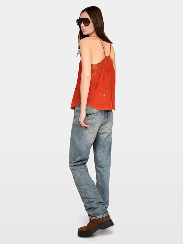 Zadig&Voltaire Christy Silk Camisole - Spice