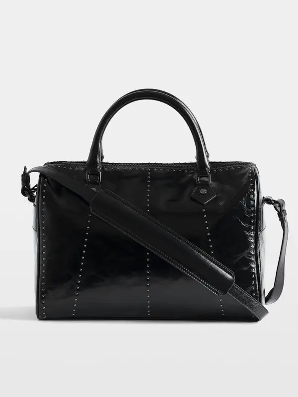 Zadig&Voltaire Studded Leather Medium Bag