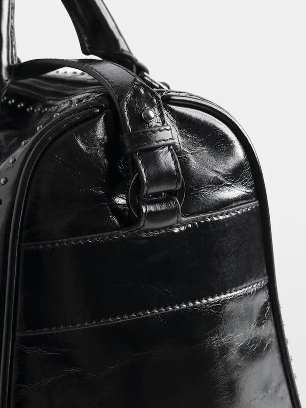 Zadig&Voltaire Studded Leather Medium Bag