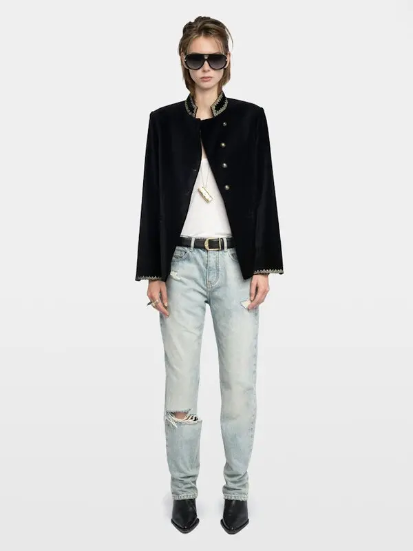 Zadig&Voltaire Verysa Velvet Blazer
