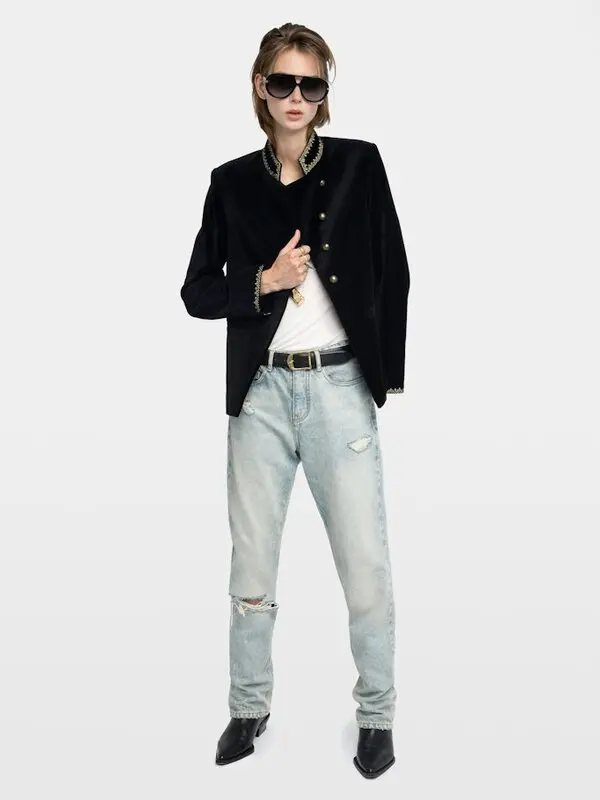 Zadig&Voltaire Verysa Velvet Blazer