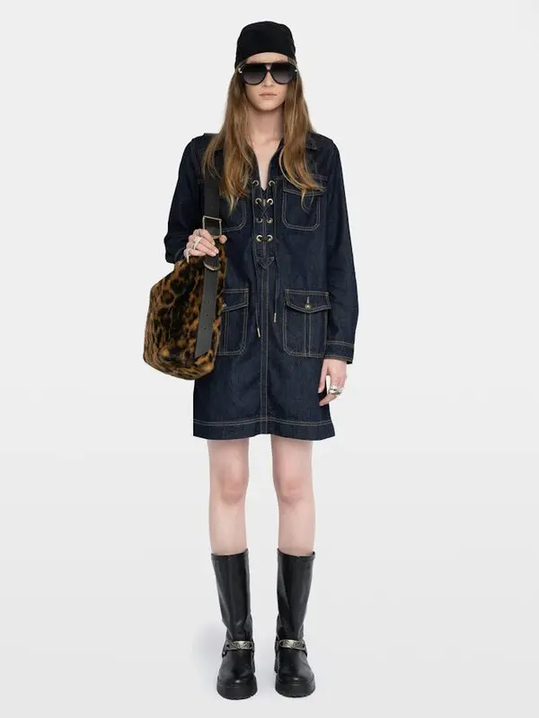 Zadig&Voltaire Remacha Denim Dress