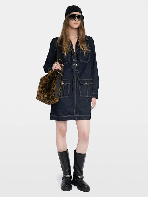 Zadig&Voltaire Remacha Denim Dress