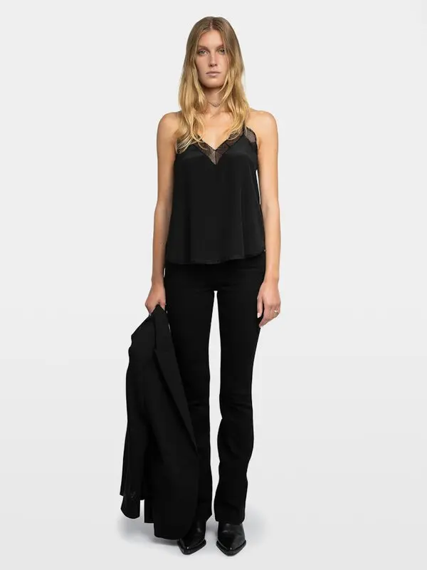 Zadig&Voltaire Christy Silk Camisole - Black