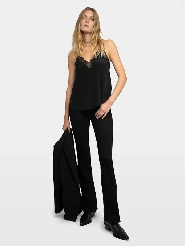Zadig&Voltaire Christy Silk Camisole - Black