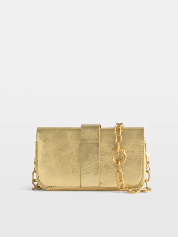 Zadig&Voltaire Kate Vintage Metal Wallet - Gold