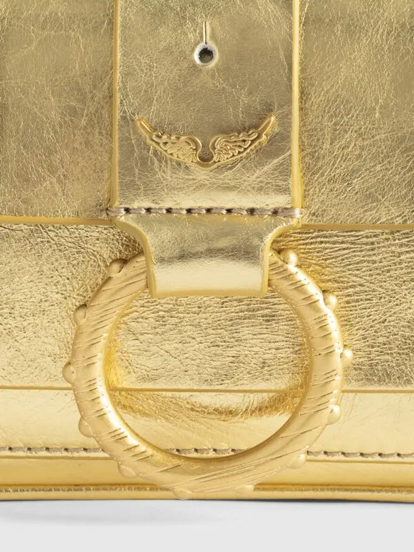 Zadig&Voltaire Kate Vintage Metal Wallet - Gold