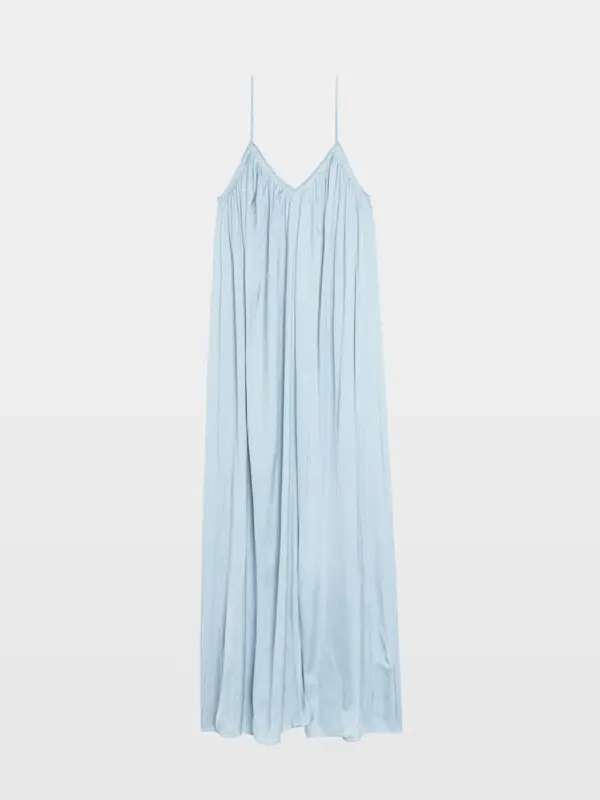 Zadig&Voltaire Ristym Satin Long Dress - Sky